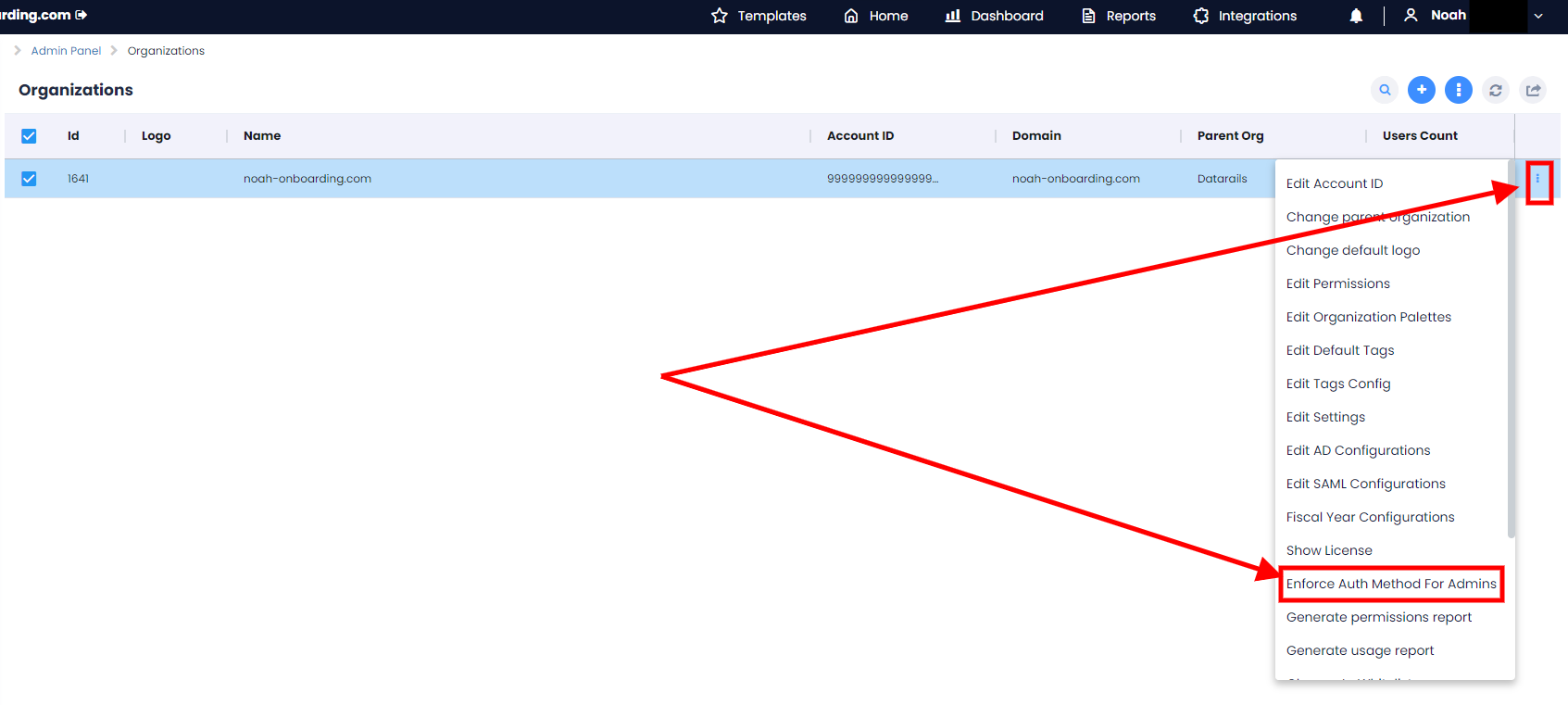 Set up SSO authentication – DataRails