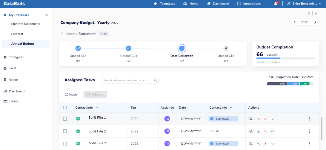 Workflow Overview – DataRails