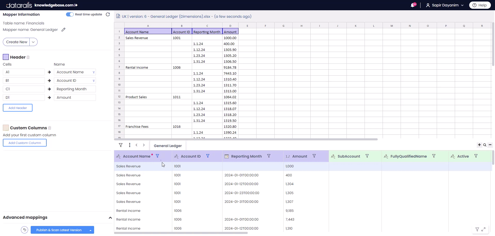 Data Mapper: Filters – DataRails