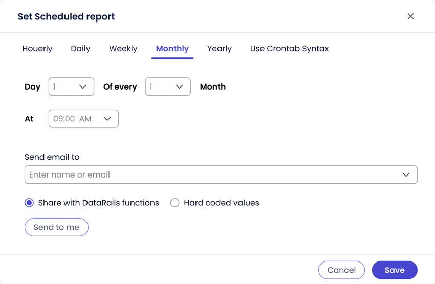 Admin Settings – DataRails