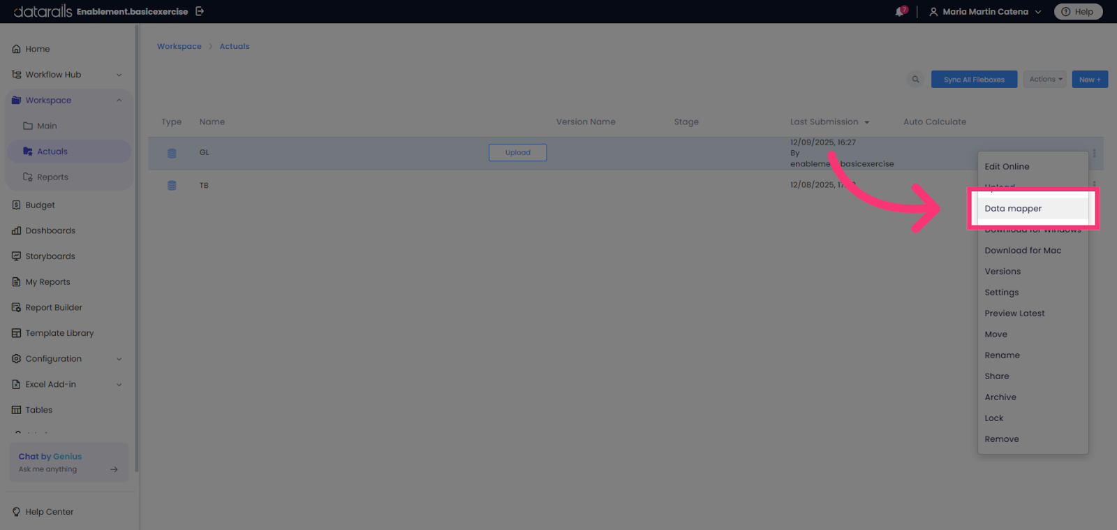 Datarails Overview: From Data Inputs to First Outputs (Exercise ...