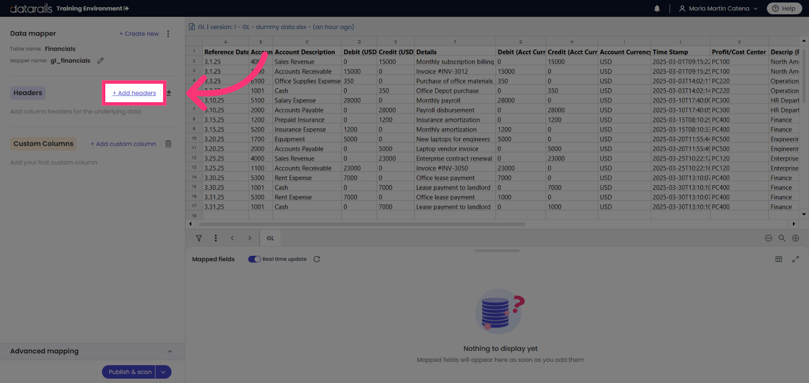Datarails Overview: From Data Inputs to First Outputs (Exercise ...