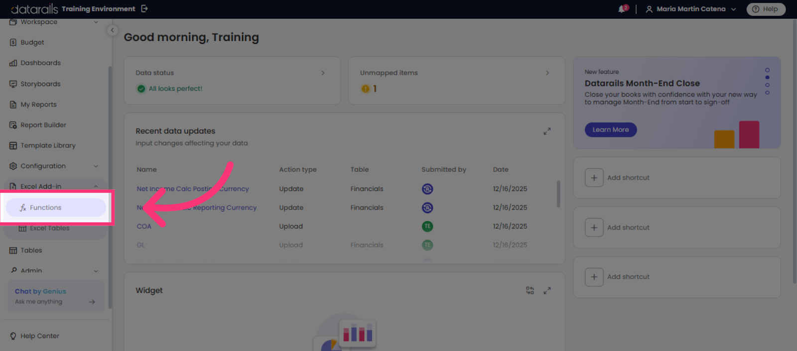 Datarails Overview: From Data Inputs to First Outputs (Exercise ...