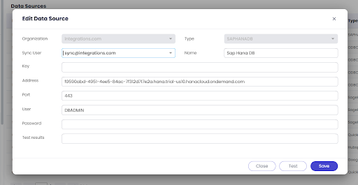 Sync Datarails with SAP B1 Hana Cloud – DataRails