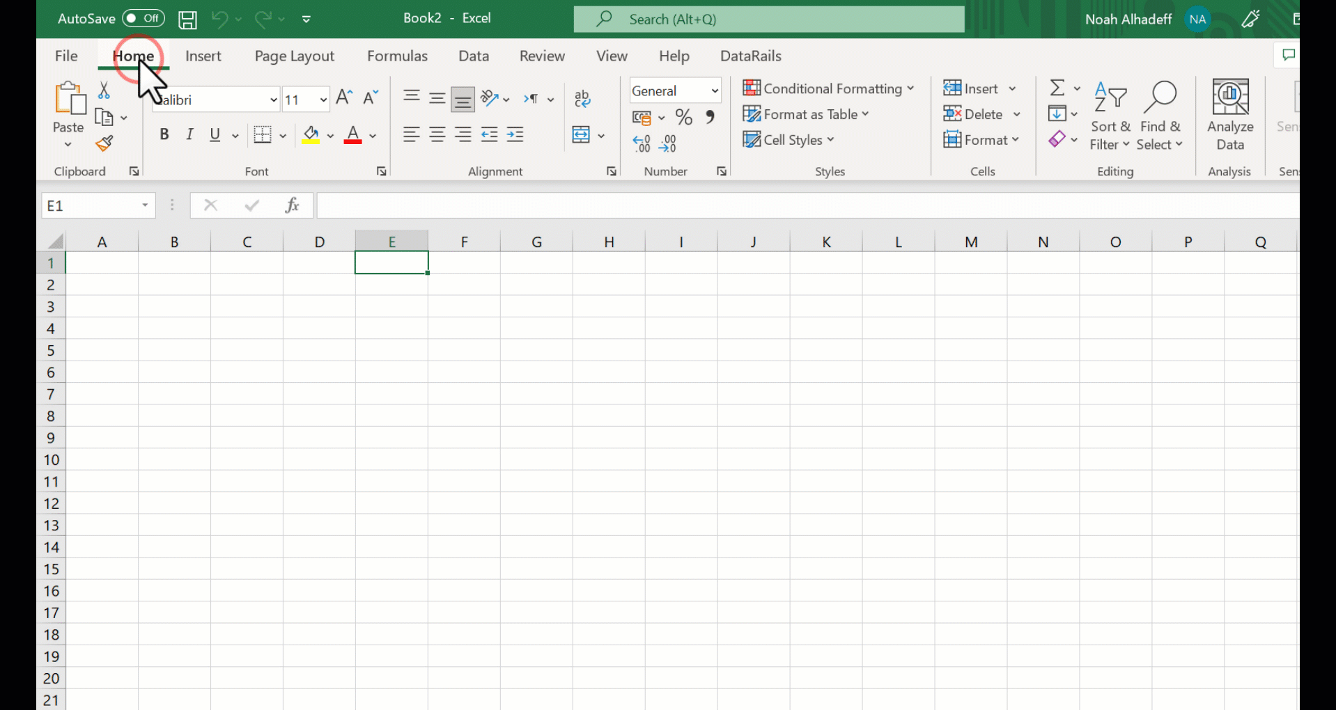 Excel Add-in Help Section – DataRails